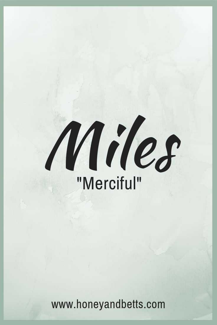 German baby boy names meanings Miles 2019 - Honey & BettsHoney & Betts German baby boy names meanings Miles 2019 - Honey & BettsHoney & Betts